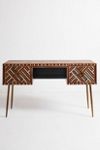 Optical Inlay Desk | Anthropologie