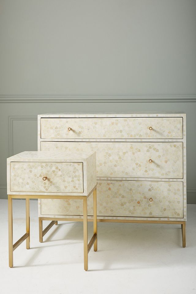 Star Inlay Bedside Table | Anthropologie UK