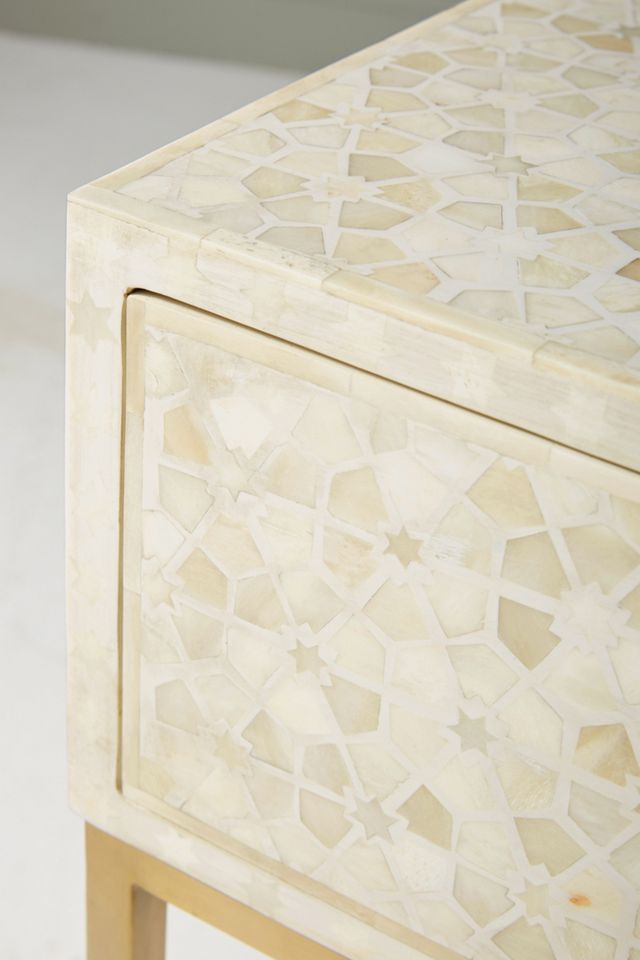 Star Inlay Bedside Table | Anthropologie UK