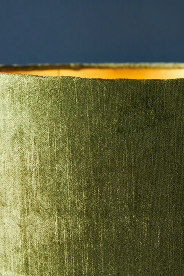 Solid Velvet Lamp Shade | Anthropologie