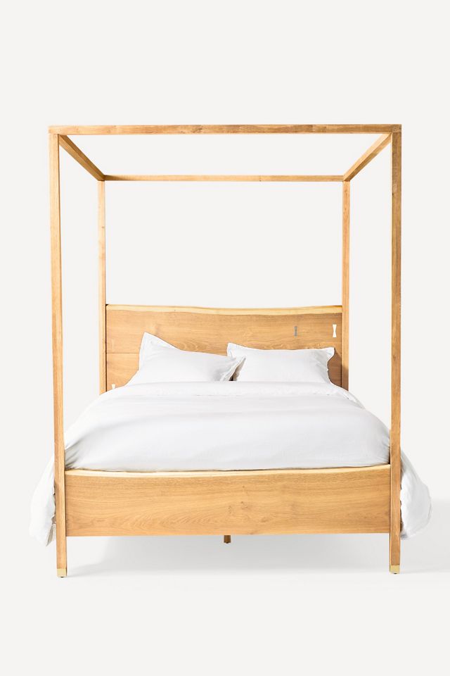 Prana Live-Edge Canopy Bed | Anthropologie
