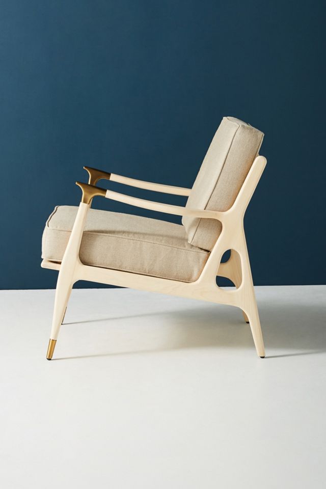 Linen Haverhill Chair | Anthropologie