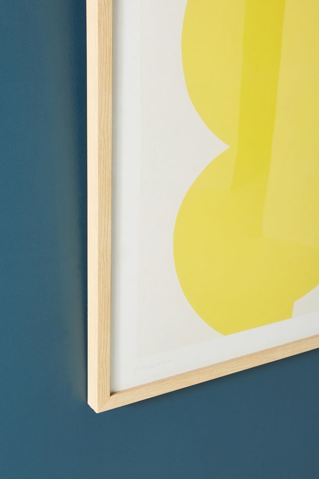 Yellow Form Wall Art | AnthroLiving
