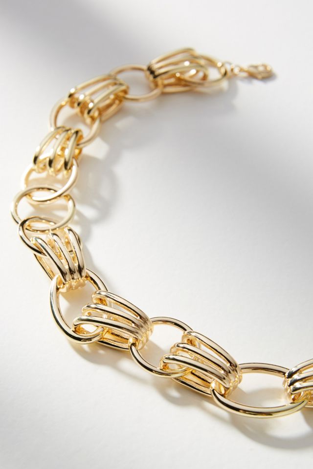 Interlocking Chain Necklace | Anthropologie