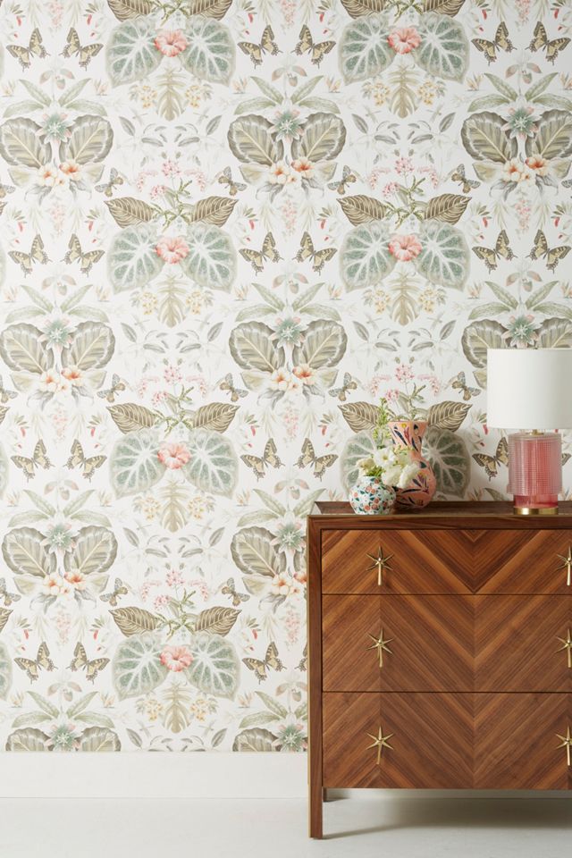 Tropical Butterflies Wallpaper | AnthroLiving