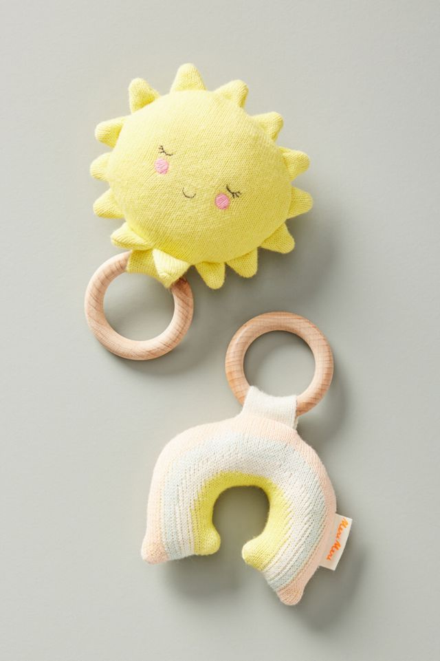 Sunny Sky Baby Rattle | Anthropologie