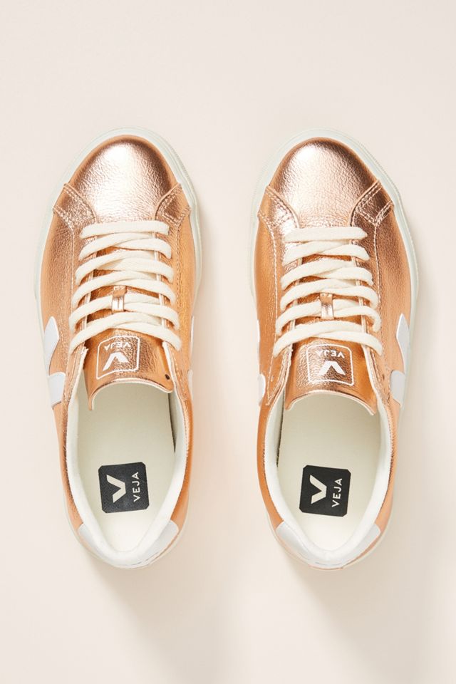 Veja Esplar Metallic Sneakers | Anthropologie