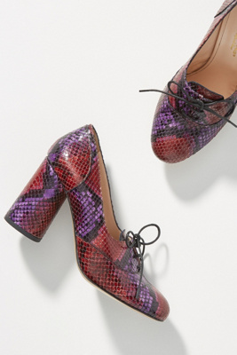 Lenora Mariel Snake Heels | ModeSens