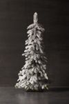 Faux Snowy Pre-lit LED Alpine Tabletop Tree | Anthropologie