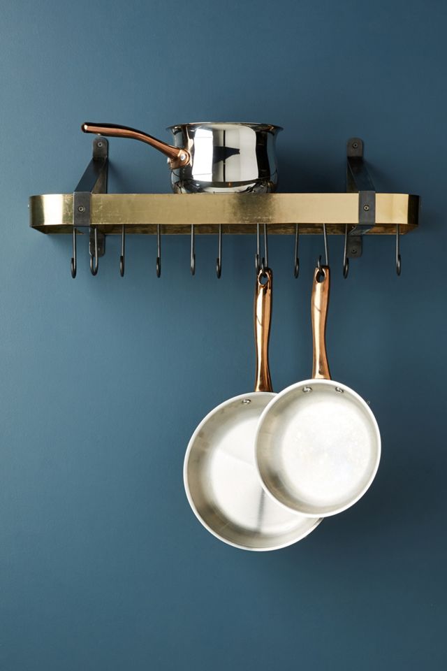 Gala Wall Mounted Pot Rack | Anthropologie