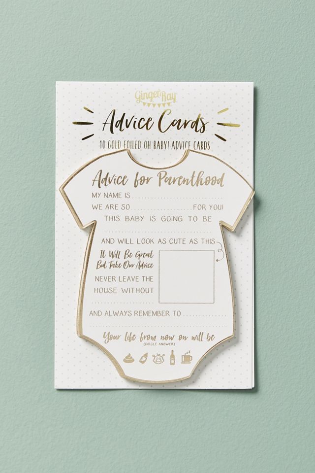 New Baby Advice Cards, Set of 10 | Anthropologie