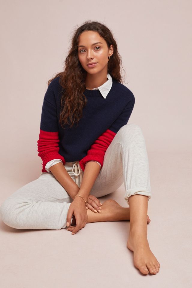 Sundry D'Amour Colorblock Sweater | Anthropologie