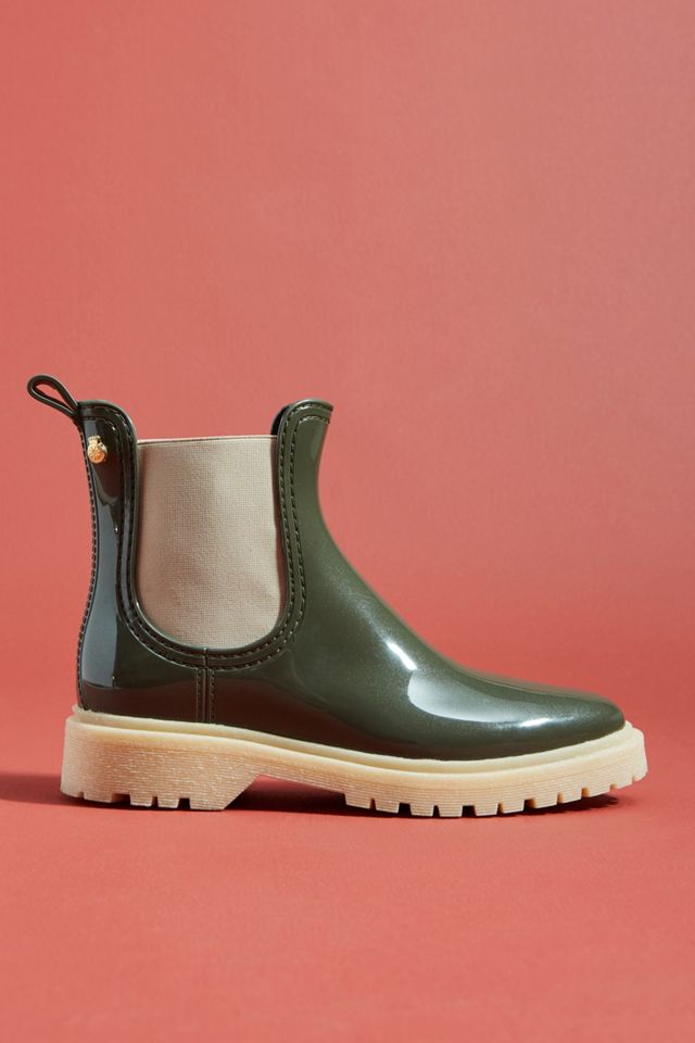 Lemon Jelly Colorblocked Chelsea Rain Boots | Anthropologie