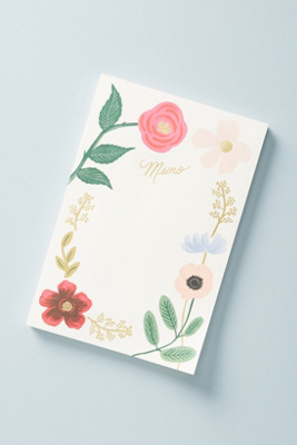 Rifle Paper Co. Wildflower Memo Pad | AnthroLiving