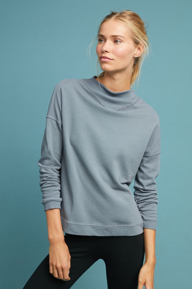 Sydney Mock Neck Pullover | Anthropologie