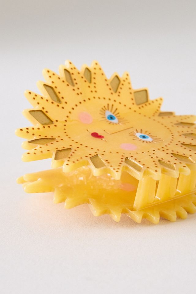 Solar Eclipse Handpainted Celestial Sun Claw Hair Clip | Anthropologie UK