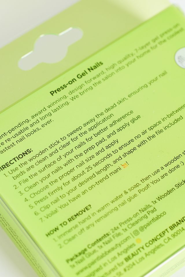 PaintLab Bow Reusable Press-On Gel Nails | Anthropologie UK