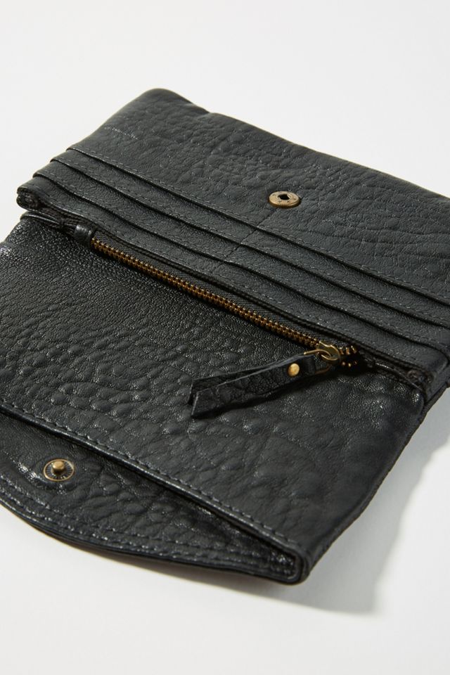 Anthropologie Pebbled Foldover Wallet | Anthropologie