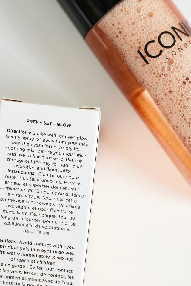 ICONIC London Prep Set Glow Setting Spray | Anthropologie UK