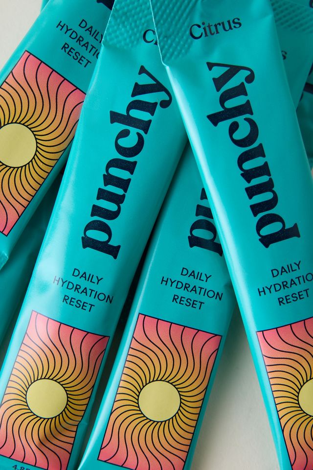 Punchy Daily Hydration Reset, 30 Sachets | Anthropologie UK