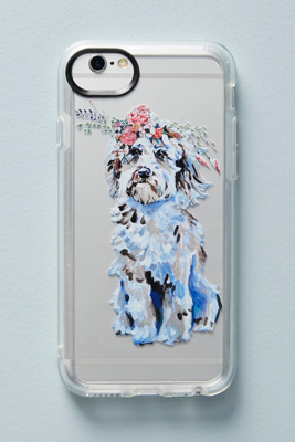 Casetify Dog in Bloom iPhone Case | Anthropologie