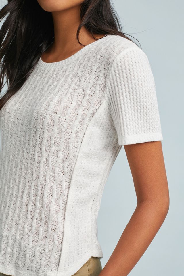 Pointelle Tee | Anthropologie