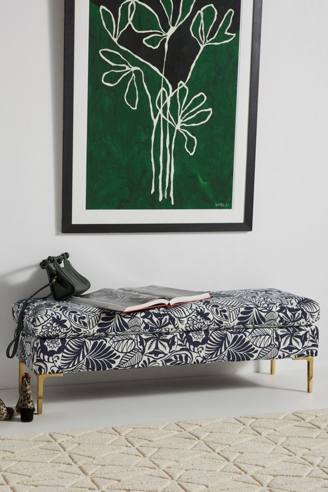 Kaia-Printed Edlyn Bench | AnthroLiving