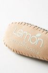 Lemon Faux Leather Cloud Slippers | Anthropologie