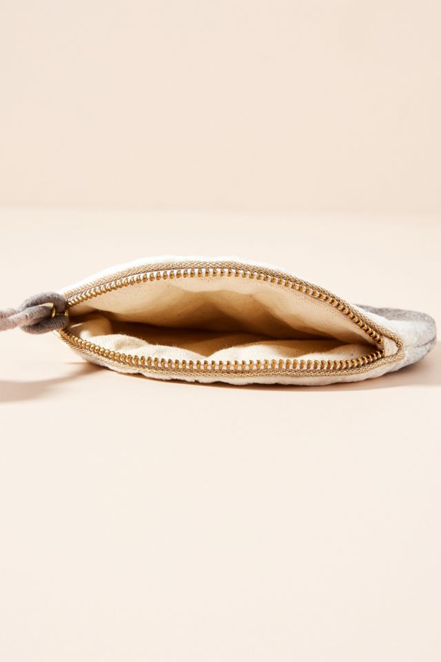 Tasseled Circle Pouch | Anthropologie