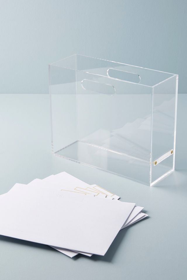 Acrylic File Box | Anthropologie