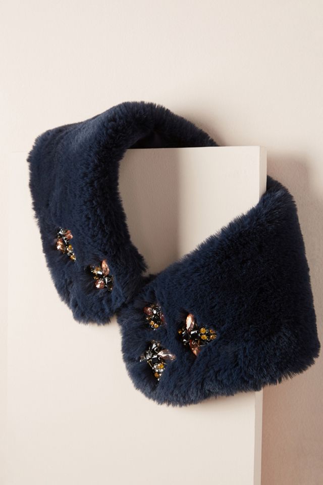 Bee Faux Fur Collar | Anthropologie