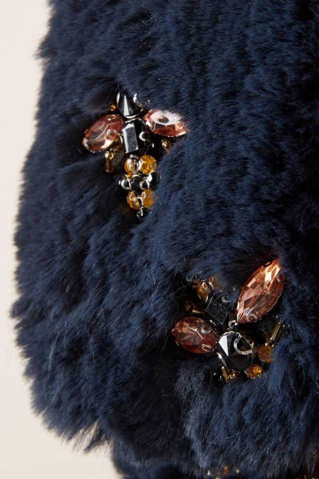 Bee Faux Fur Collar | Anthropologie