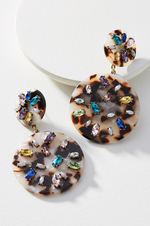 Phoebe Resin Drop Earrings | Anthropologie
