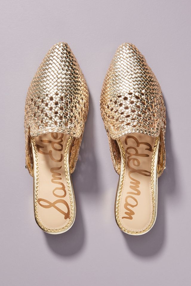 Sam Edelman Clara Woven Slides | Anthropologie