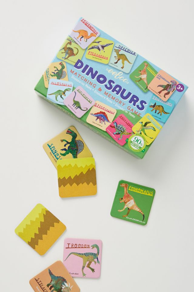 Dinosaur Matching Memory Game | Anthropologie