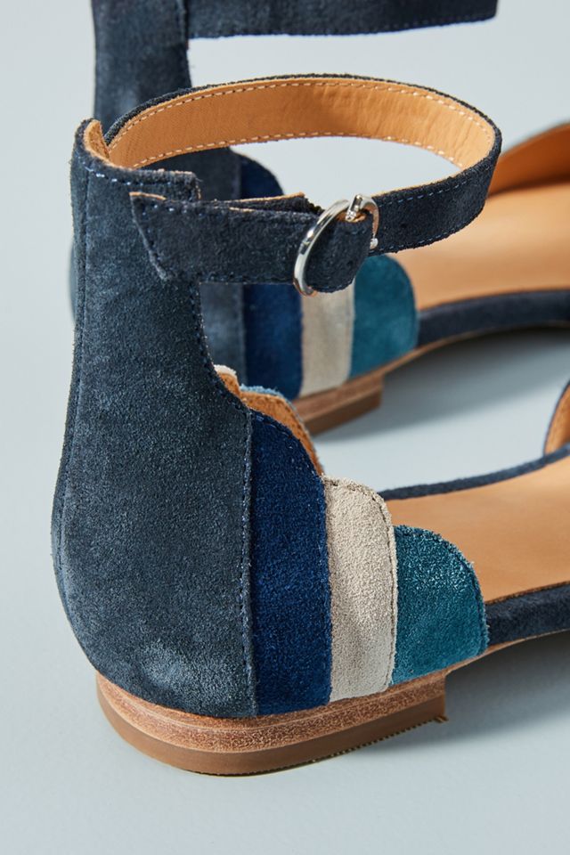 Bill Blass Sandra Colorblocked City Flats Anthropologie