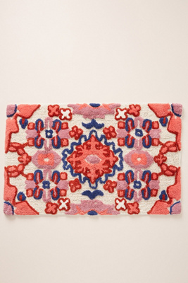 Tufted Aster Bath Mat | Anthropologie