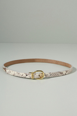 Niesha Embossed Skinny Belt | Anthropologie
