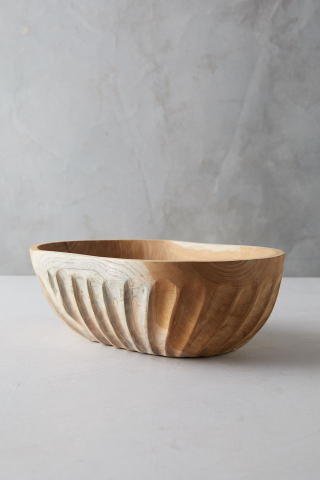 Teak Root Serving Bowl, Large | AnthroLiving