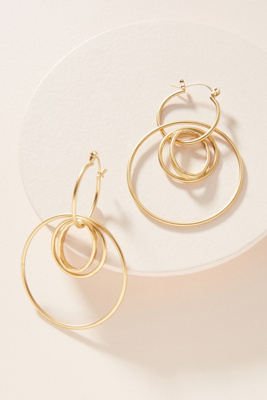 Mia Hoop Earrings | Anthropologie