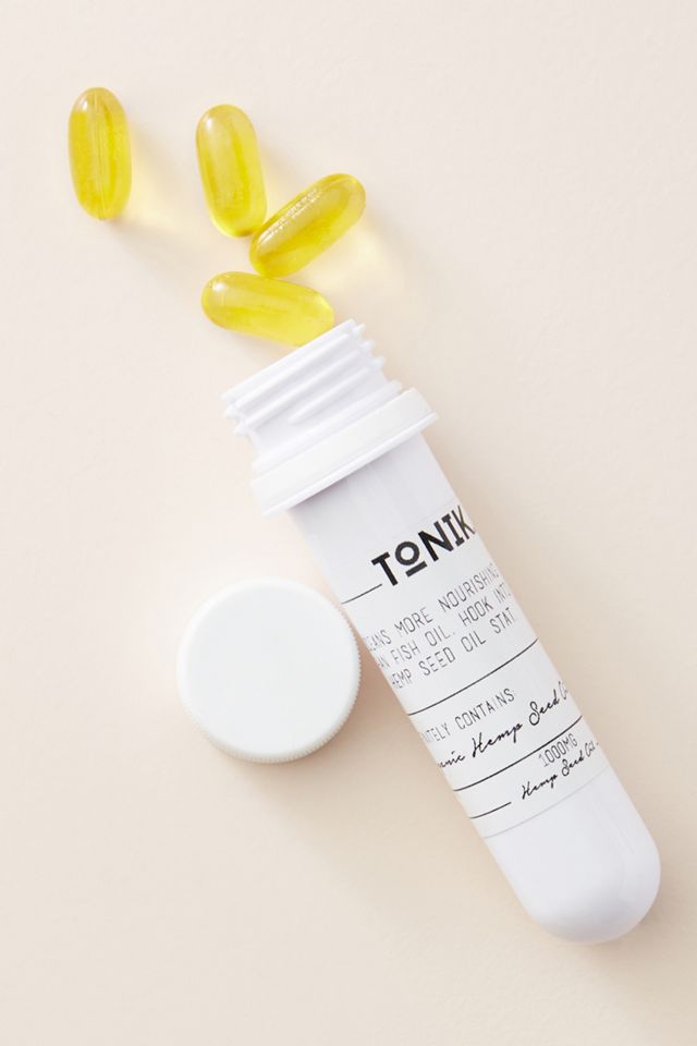 Tonik No. 4 Travel-Sized Hemp Seed Oil Capsules | Anthropologie