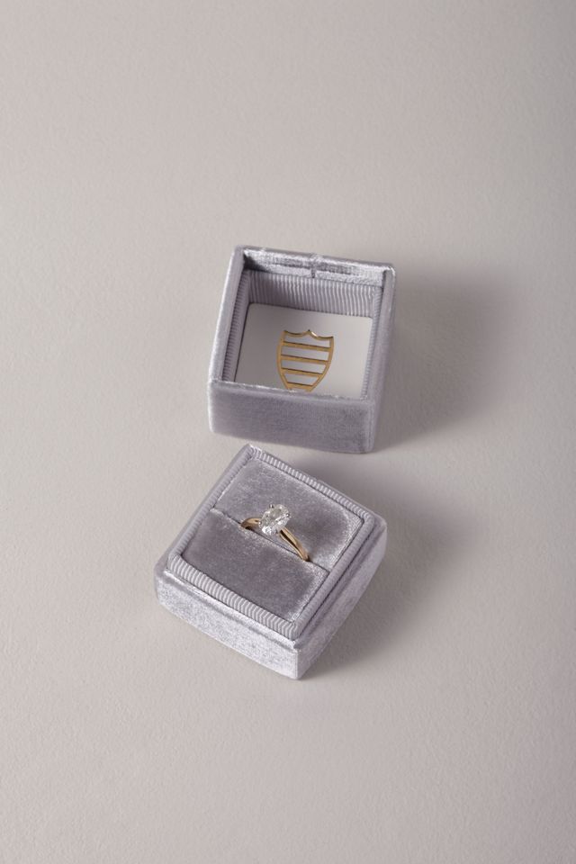 Mrs. Box Velvet Ring Box | Anthropologie