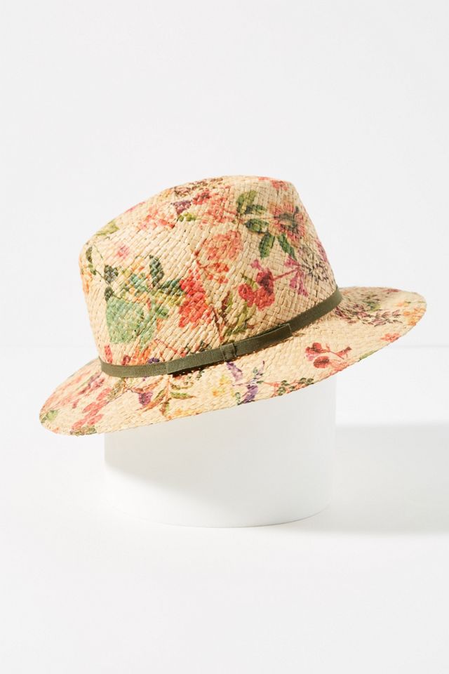Il Cappellaio Floral-Printed Fedora | Anthropologie