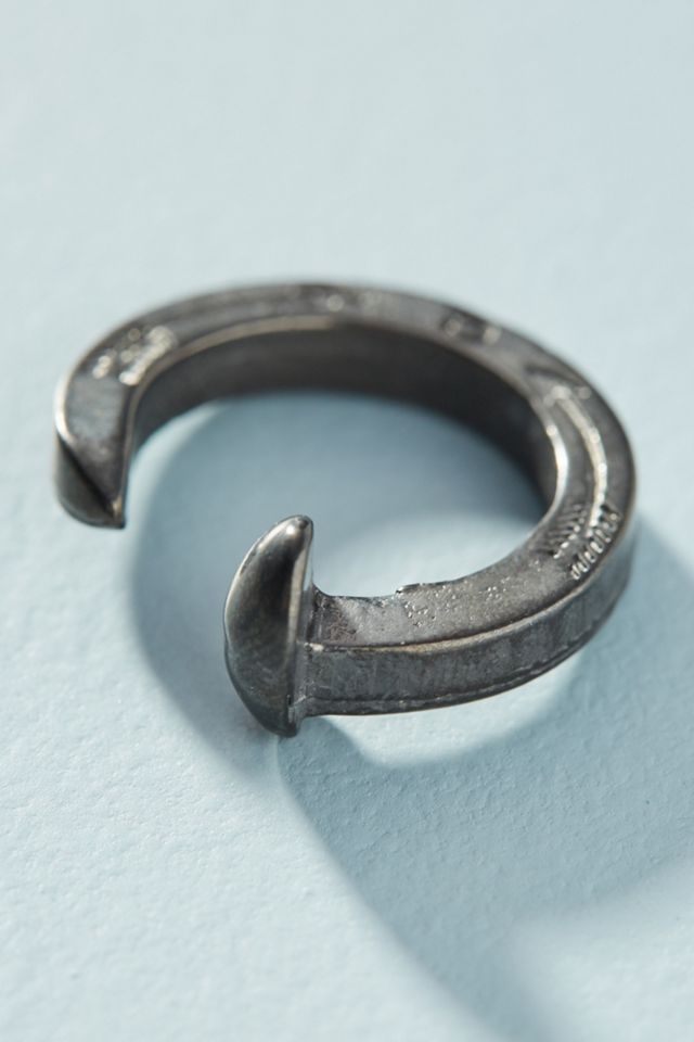 Giles & Brother Matte Railroad Spike Ring | Anthropologie