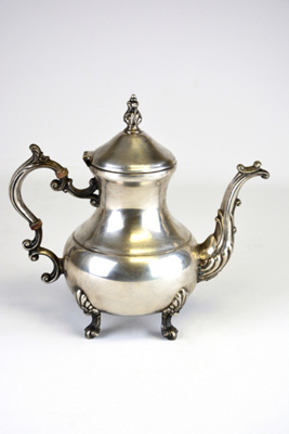 Patina Vie Vintage English Silver Teapot | AnthroLiving