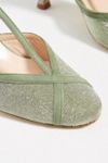 Lenora Green Sparkle Heels | Anthropologie