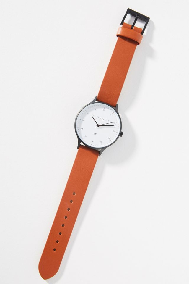 Status Anxiety Tan Inertia Watch | Anthropologie