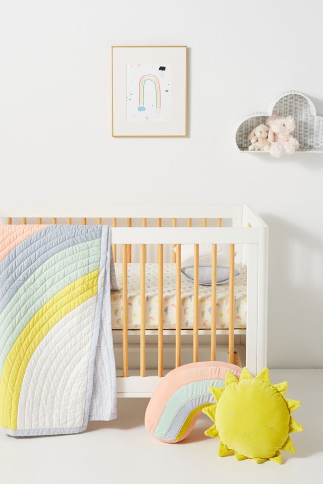 Meri Meri Sunshine Rainbow Crib Sheet | Anthropologie