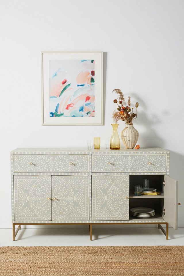 Scroll Vine Inlay Buffet