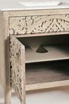 Handcarved Lombok Single Bathroom Vanity | Anthropologie